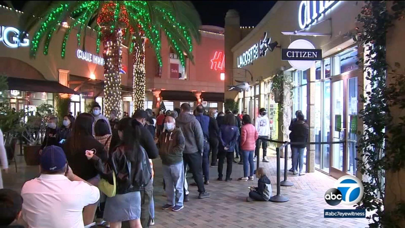 Citadel Outlets in Commerce open early for Black Friday shopping - KABC ...
