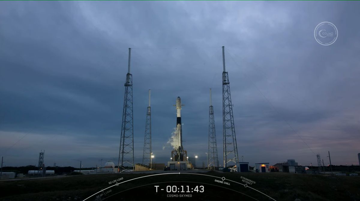 SpaceX delays rocket launch carrying Italian satellite due to bad ...